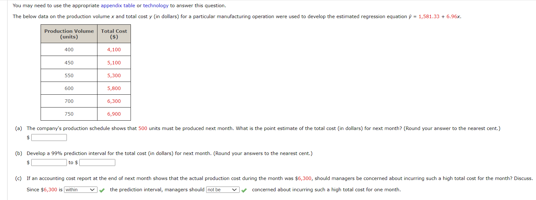 Solved You may need to use the appropriate appendix table or | Chegg.com