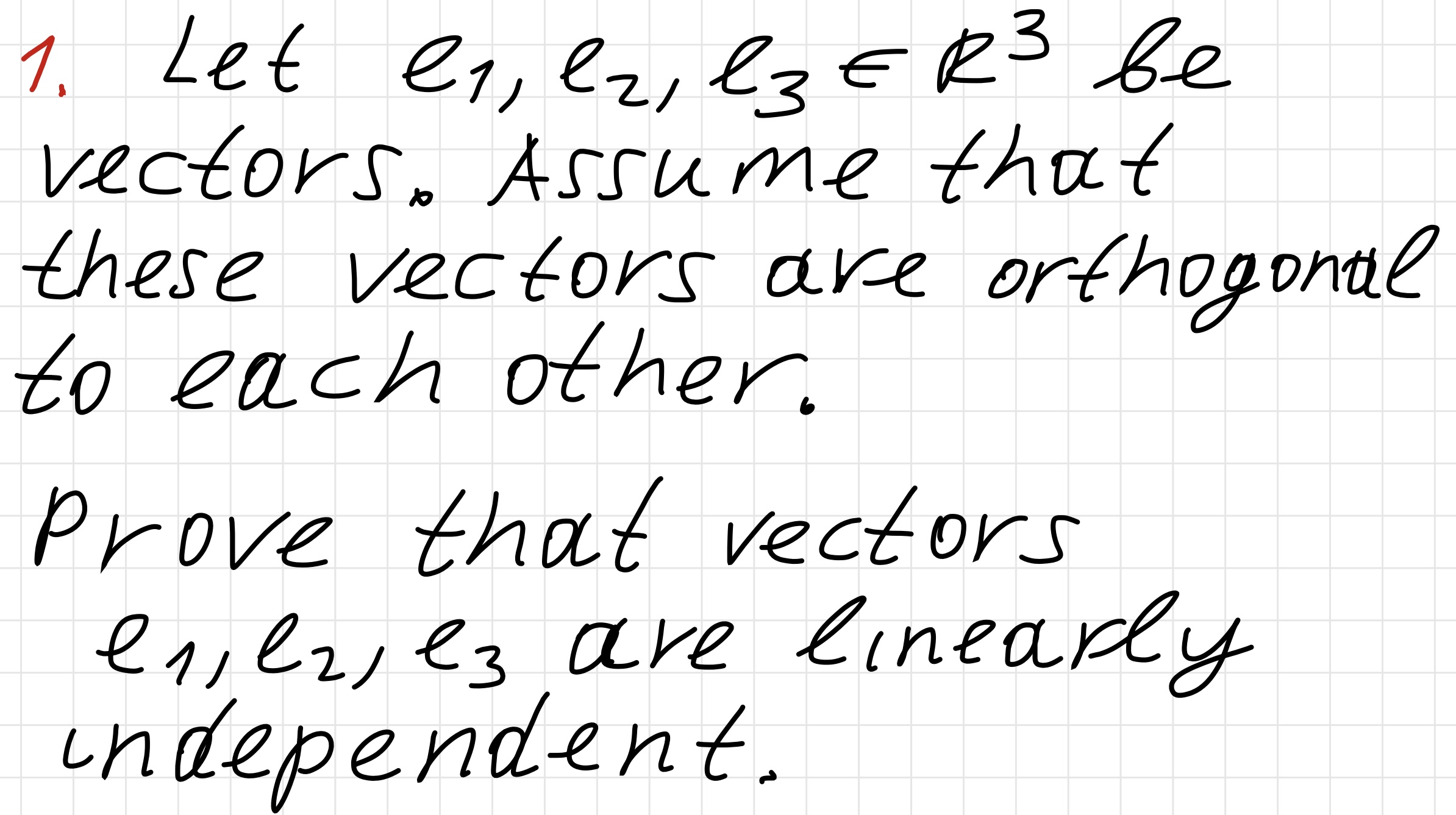 Solved 1. Let \\( e_{1}, e_{2}, l_{3} \\in R^{3} \\) be | Chegg.com