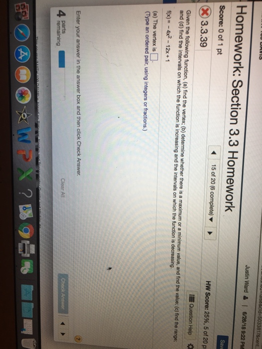 Solved Homework Section 3 3 Homework Score 0 Of 1 Pt Hw