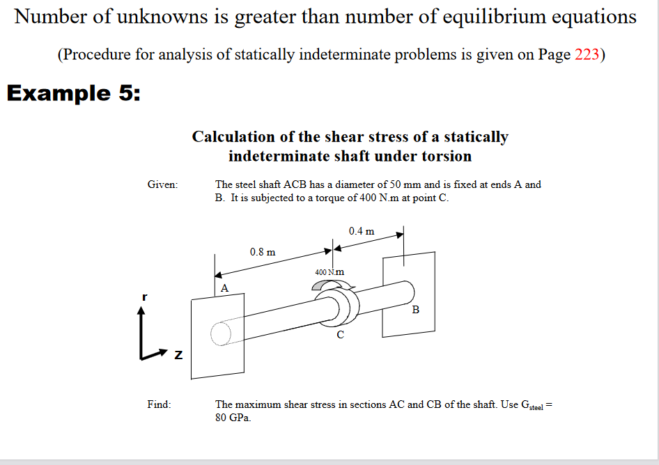 Solved Number of unknowns is greater than number of | Chegg.com