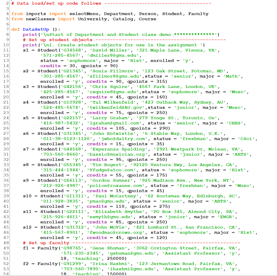 Solved In this assignment you will enhance the university | Chegg.com