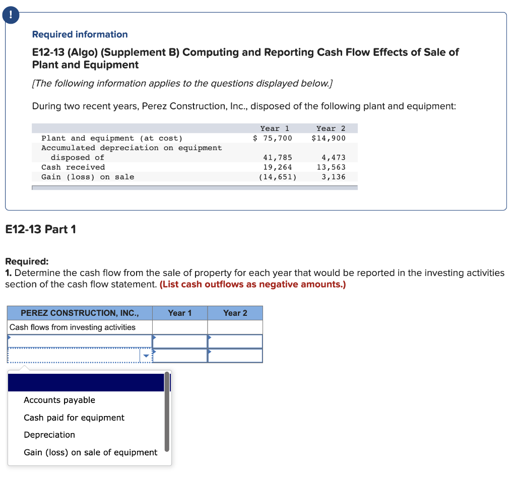 Solved E12-22 (Algo) (Supplement A) Reporting and | Chegg.com