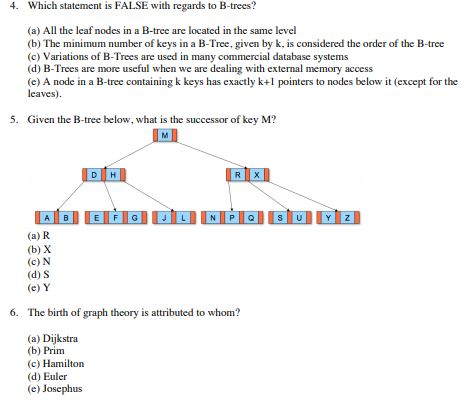 Solved 1. What is the worst case running time of inserting a | Chegg.com