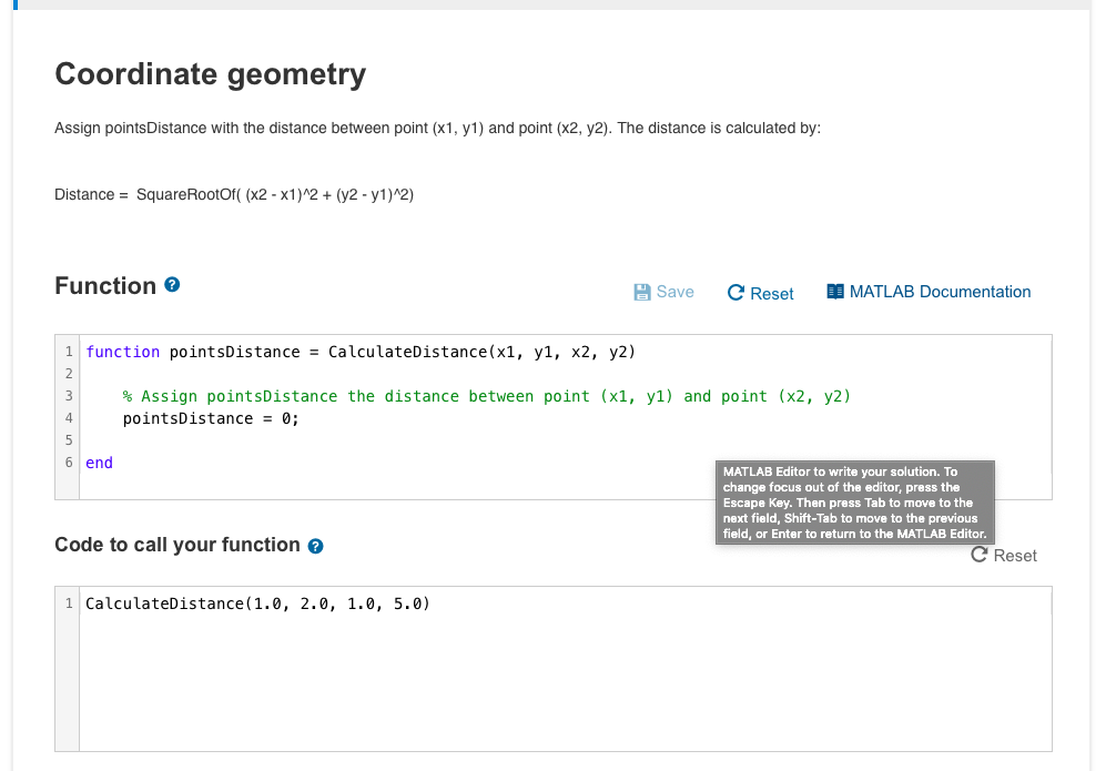 Solved Coordinate geometry Assign points Distance with the | Chegg.com