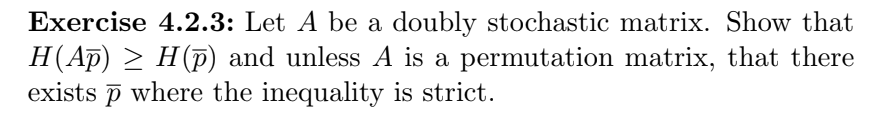 Exercise 4.2.3: Let A be a doubly stochastic matrix. | Chegg.com