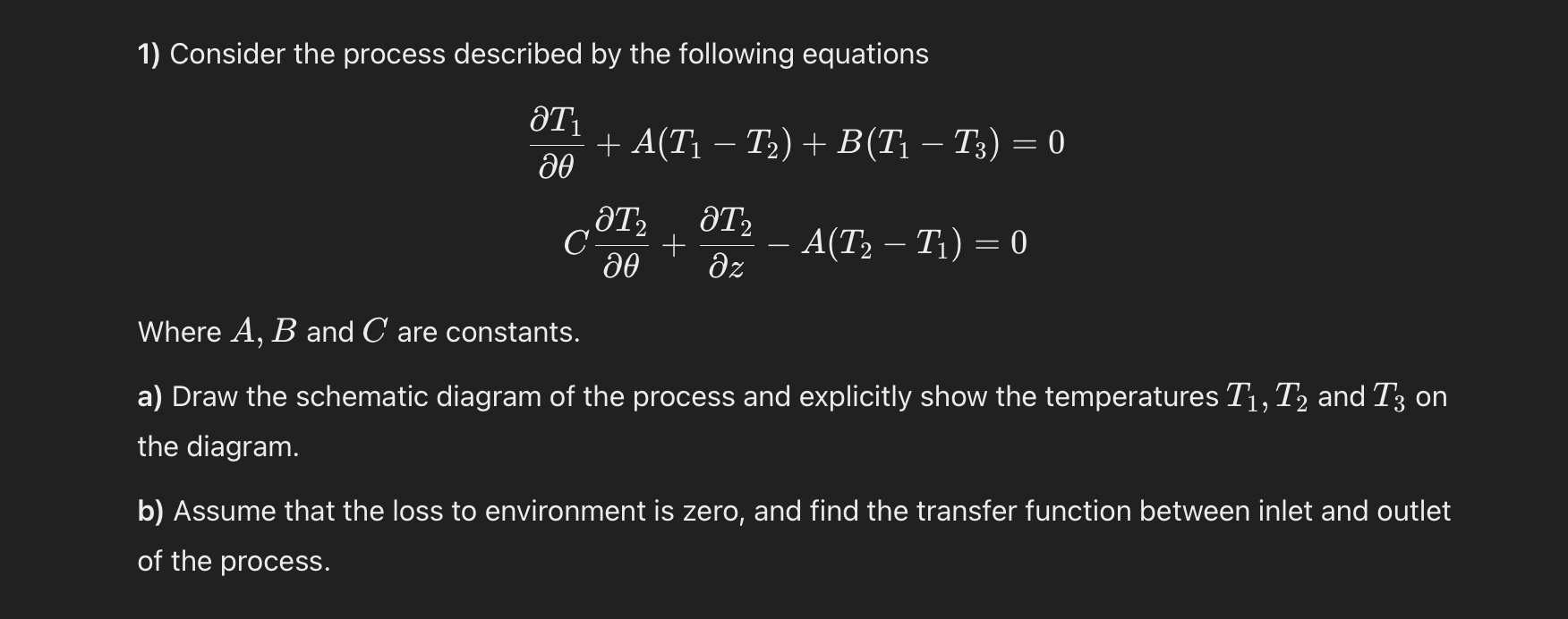 Consider the process described by ﻿the following | Chegg.com