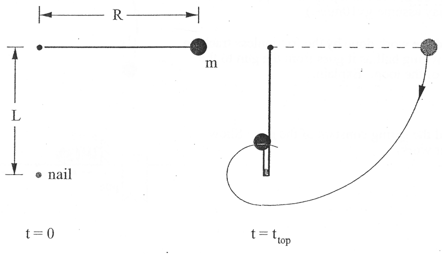 Solved A simple pendulum consists of a small ball of mass | Chegg.com