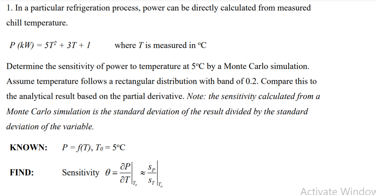 Solved How would I develop a monte carlo simulation with | Chegg.com