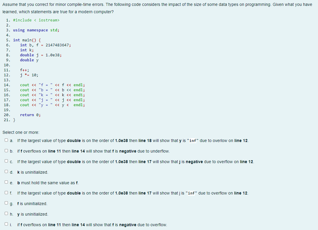 Solved Assume that you correct for minor compile-time | Chegg.com