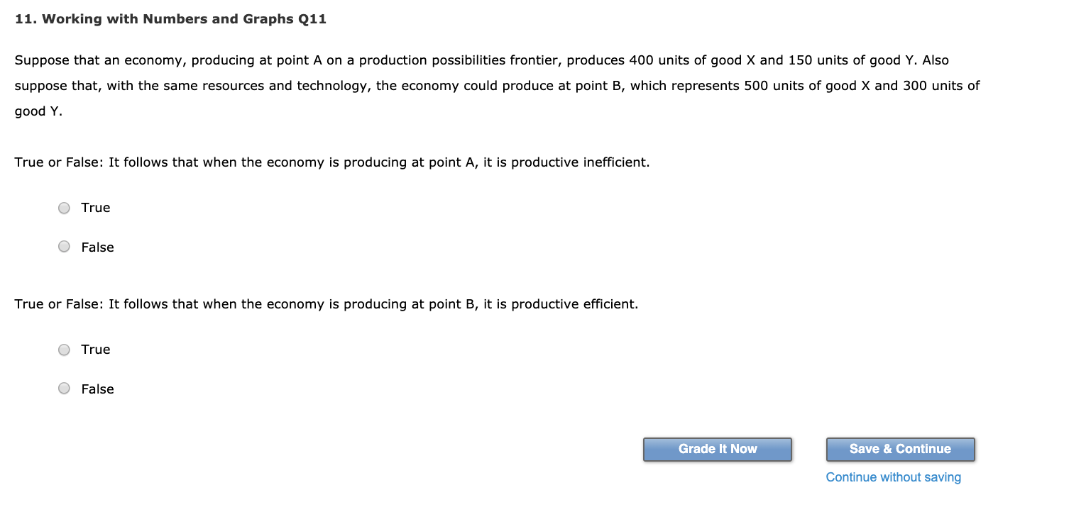 Solved 11. Working with Numbers and Graphs Q11 Suppose that | Chegg.com
