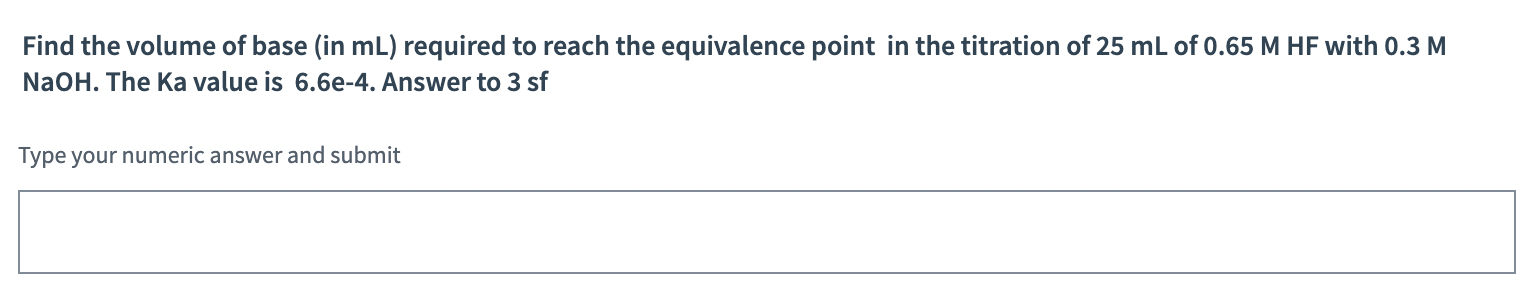 Solved Find the volume of base (in mL ) required to reach | Chegg.com