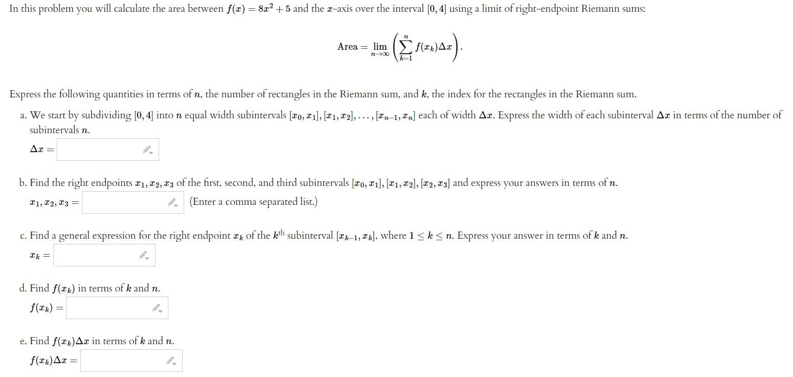 Solved In this problem you will calculate the area between | Chegg.com