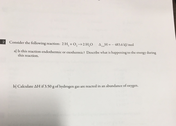 Solved Given the following reaction: 2 NO (g) + O2(g)--2N9, | Chegg.com