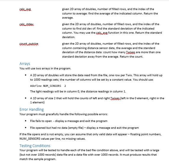 Write this code in C. (Software using Geany with | Chegg.com