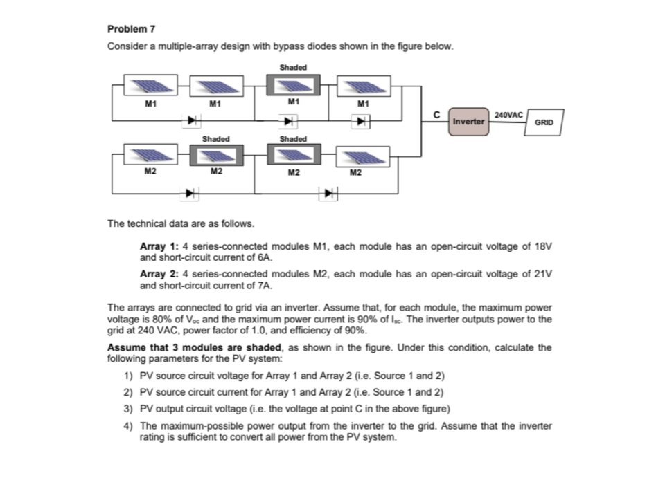 Solved Problem 7 Consider A Multiple Array Design With 