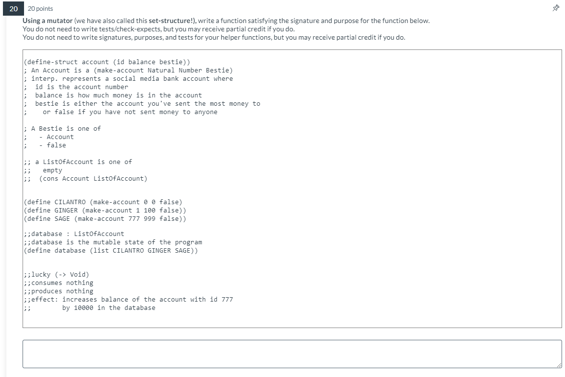Using a mutator (we have also called this | Chegg.com