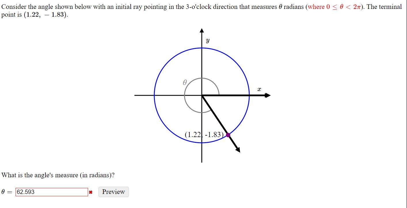 Solved Consider the angle shown below with an initial ray | Chegg.com