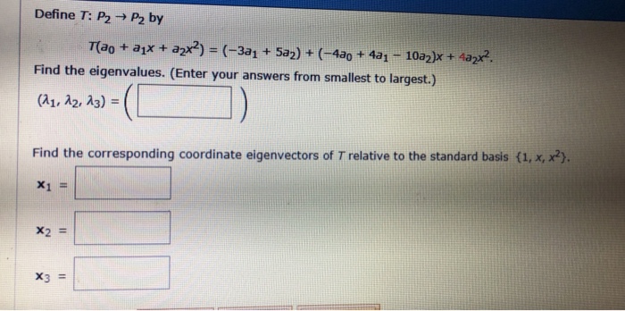 Solved Consider the linear transformation T: Rn → Rn whose | Chegg.com