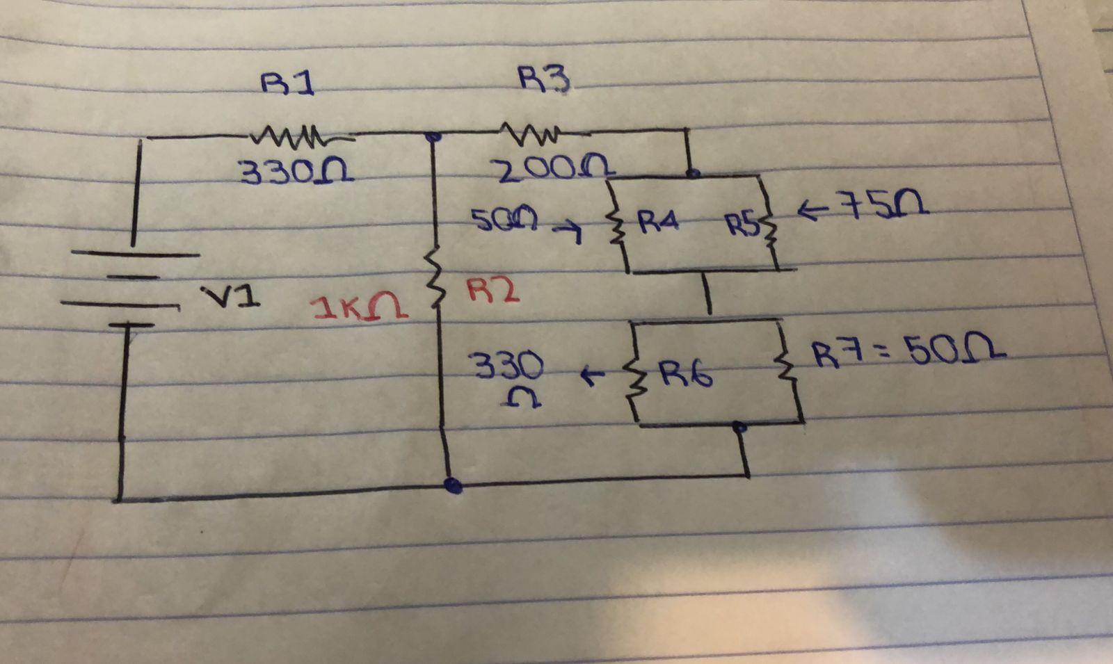 Solved 1. Find the Total resistance of the following circuit | Chegg.com