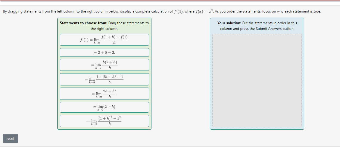 Solved left column to the right column below, display a | Chegg.com