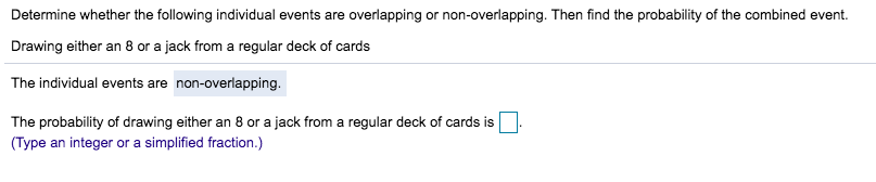 Solved Determine whether the following individual events are | Chegg.com