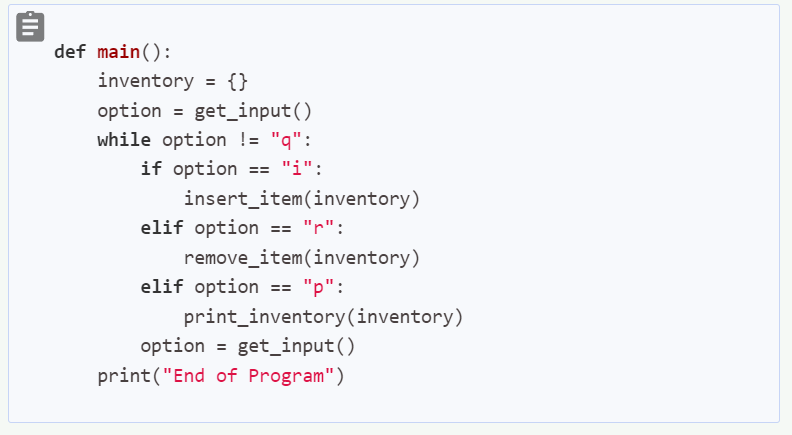 Solved You've been tasked with building an inventory | Chegg.com