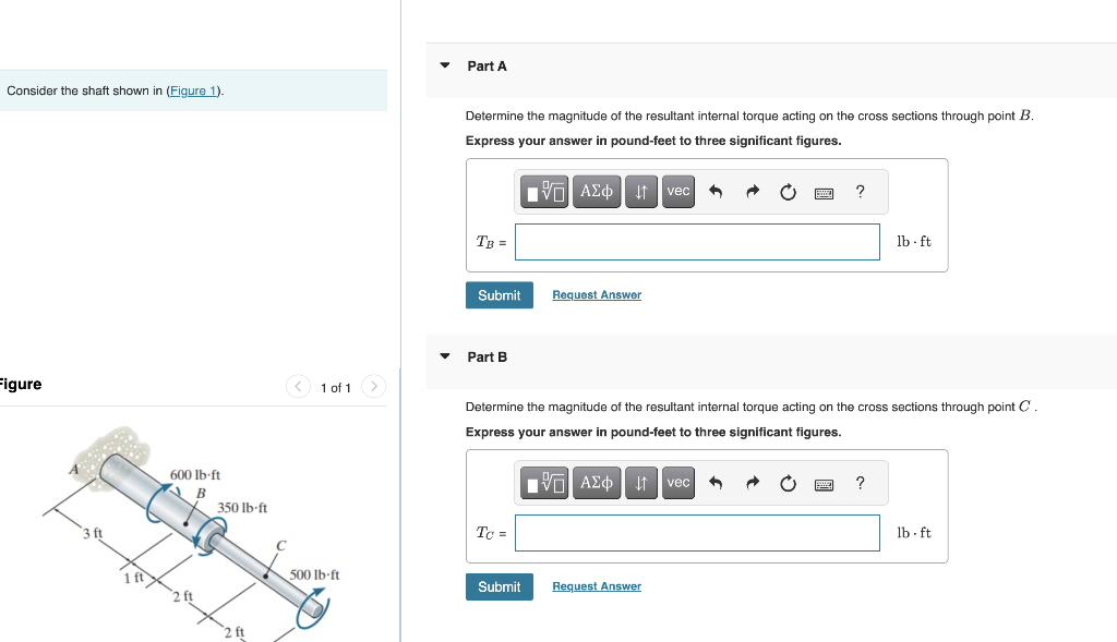 [Solved]: Consider the shaft shown in Determine the magnit