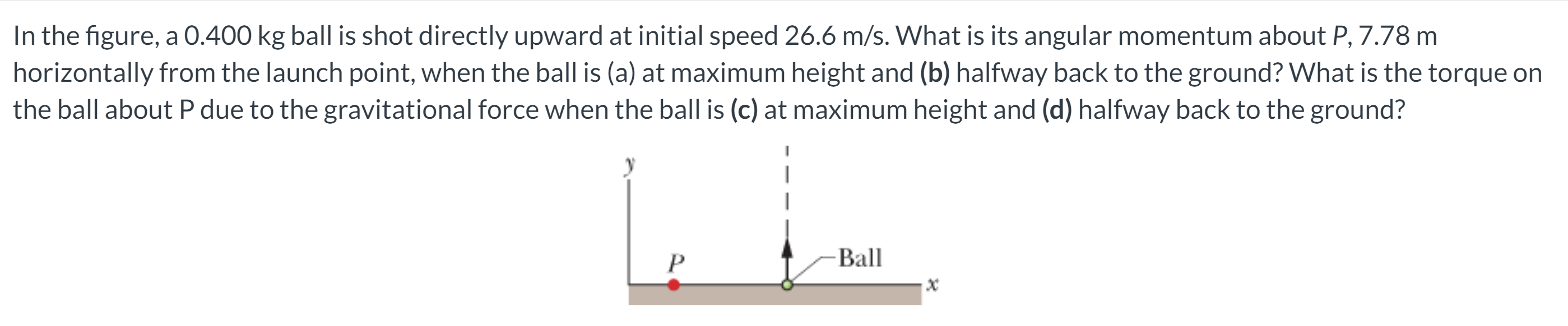 Solved In the figure, a 0.400 kg ball is shot directly | Chegg.com