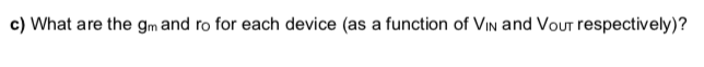 Solved CMOS inverter Consider the CMOS inverter shown below, | Chegg.com