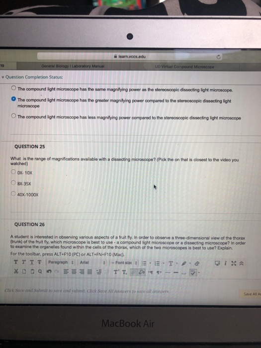 Solved 을 learn.vccs.edu SP19 General Biology I Laboratory | Chegg.com