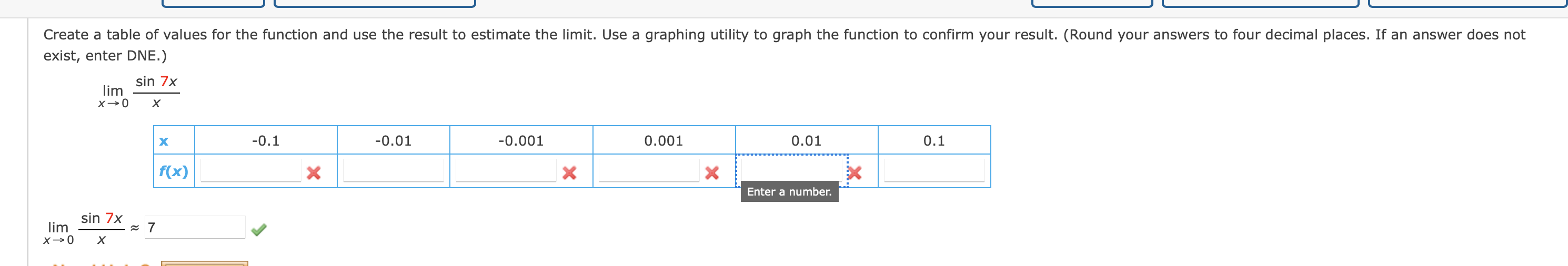 Solved Create a table of values for the function and use the | Chegg.com