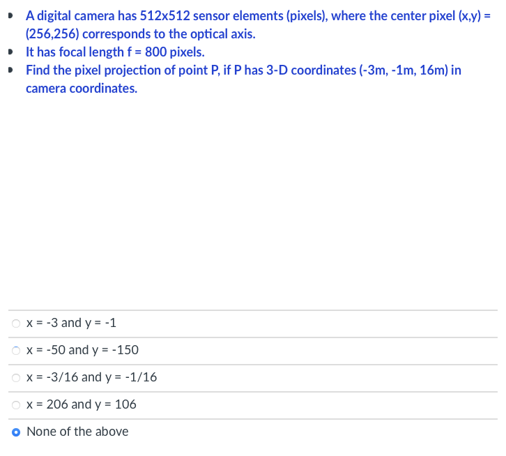 - A digital camera has 512×512 sensor elements | Chegg.com