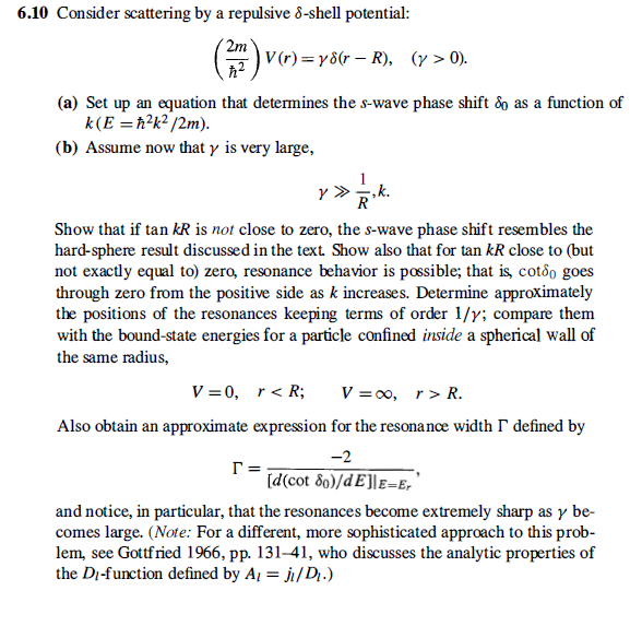 Solved a) Use the result from prob. 6.10(a) to calculate | Chegg.com