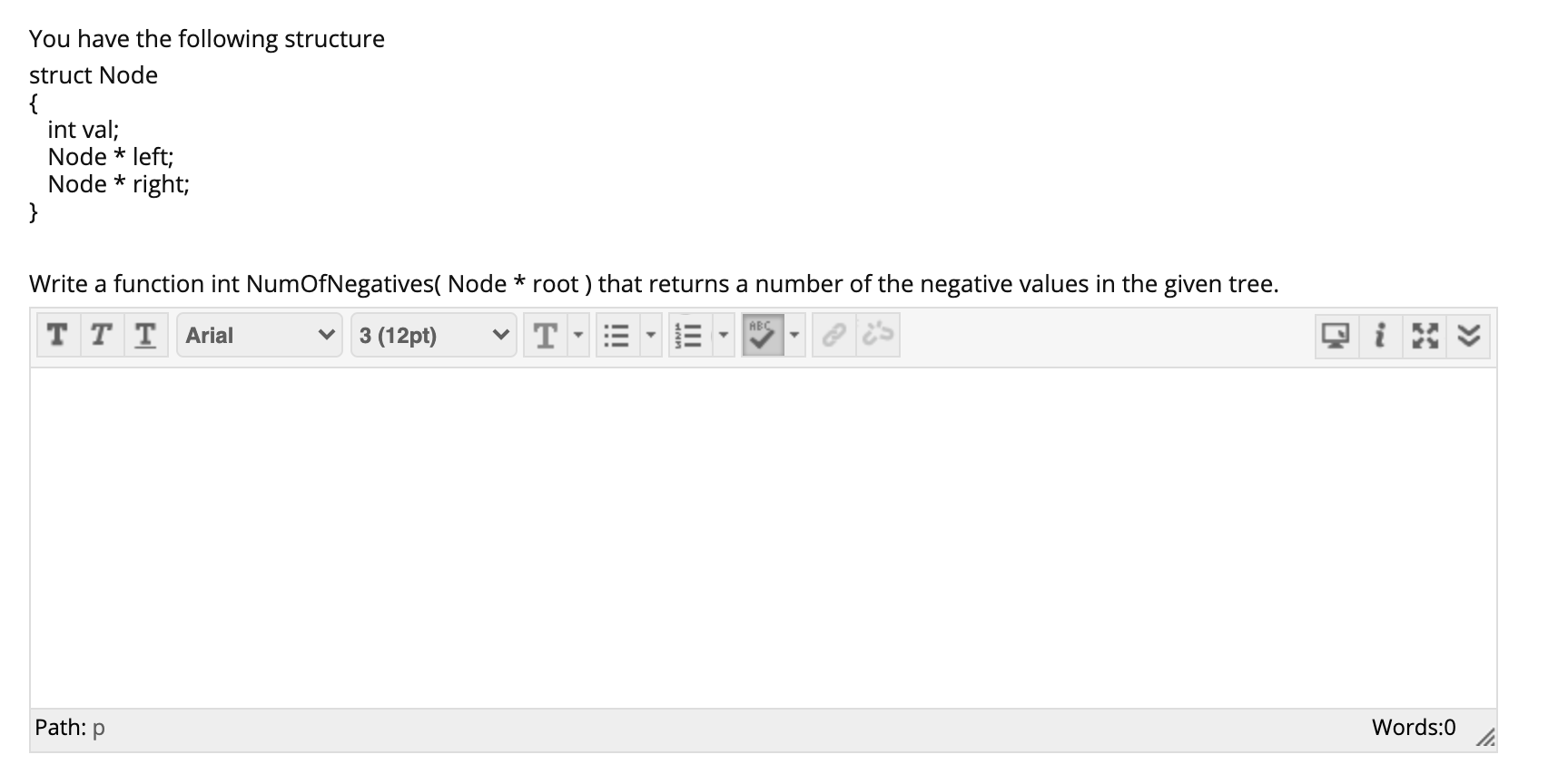 Solved You Have The Following Structure Struct Node Int 1374