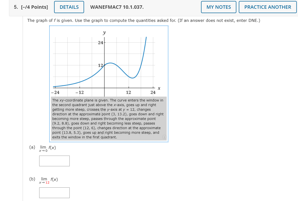 Solved 5. [-14 Points] DETAILS WANEFMAC7 10.1.037. MY NOTES | Chegg.com