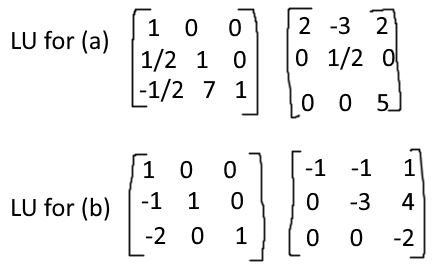 Solved 7. Re-solve each system in Exercise 3 with the new | Chegg.com