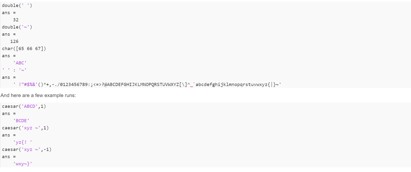 Solved Simple Encryption Caesar's cypher is the simplest | Chegg.com