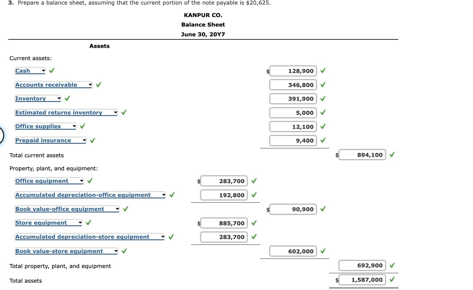 Solved Multiple-step income statement and balance sheet | Chegg.com