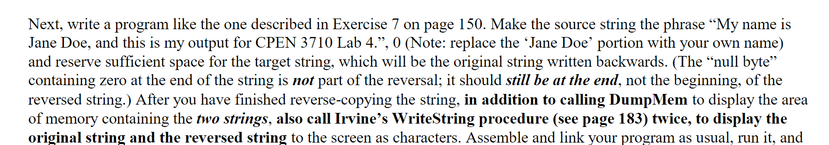 Solved This Is In X86 Assembly Language Please Answer This 6429