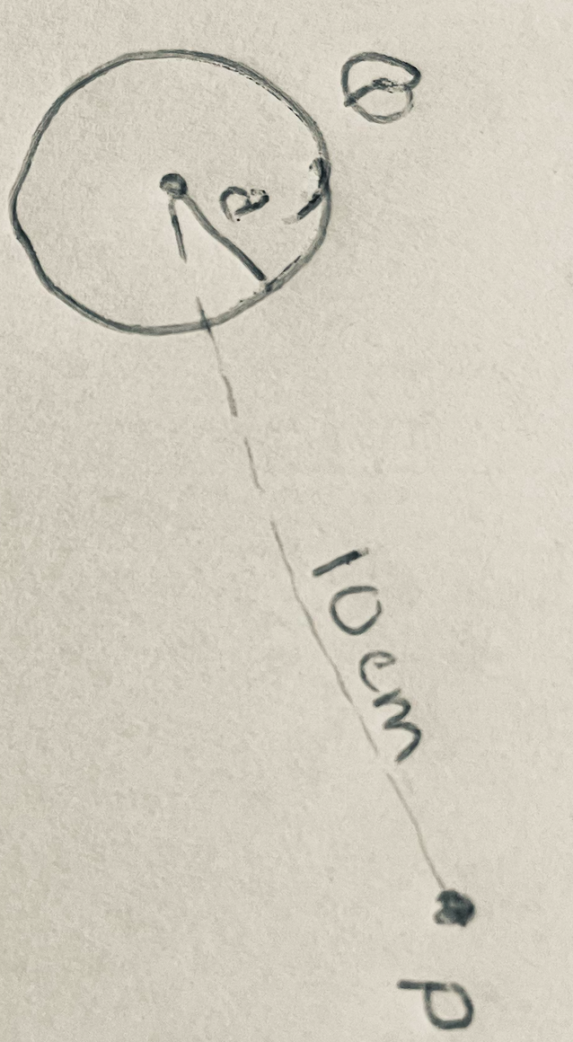 Solved A solid conducting sphere of radius 10cm is charged, | Chegg.com