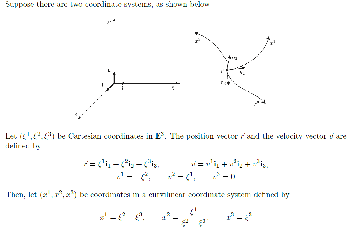 Solved Suppose there are two coordinate systems, as shown | Chegg.com