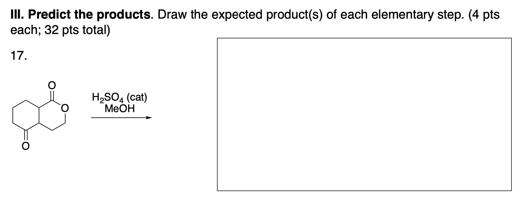 Solved Iii Predict The Products Draw The Expected