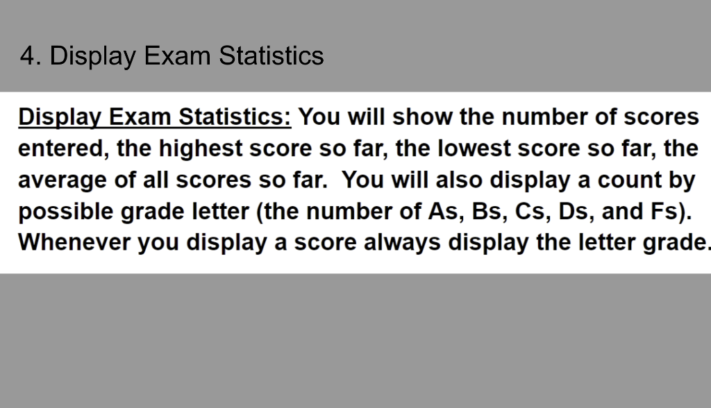Solved You are to create a program with the following menu: | Chegg.com