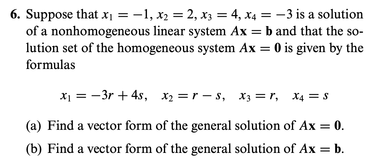 Solved 6. Suppose that x1 = -1, x2 = 2, x3 = 4, X4 = -3 is a | Chegg.com