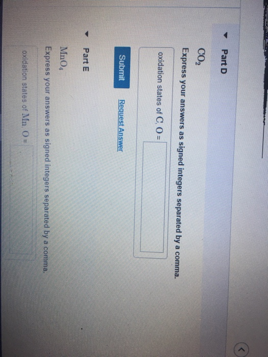 Solved Part A Cl2 Express Your Answer As A Signed Integer 