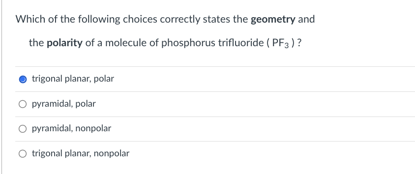 Solved Which of the following choices correctly states the | Chegg.com