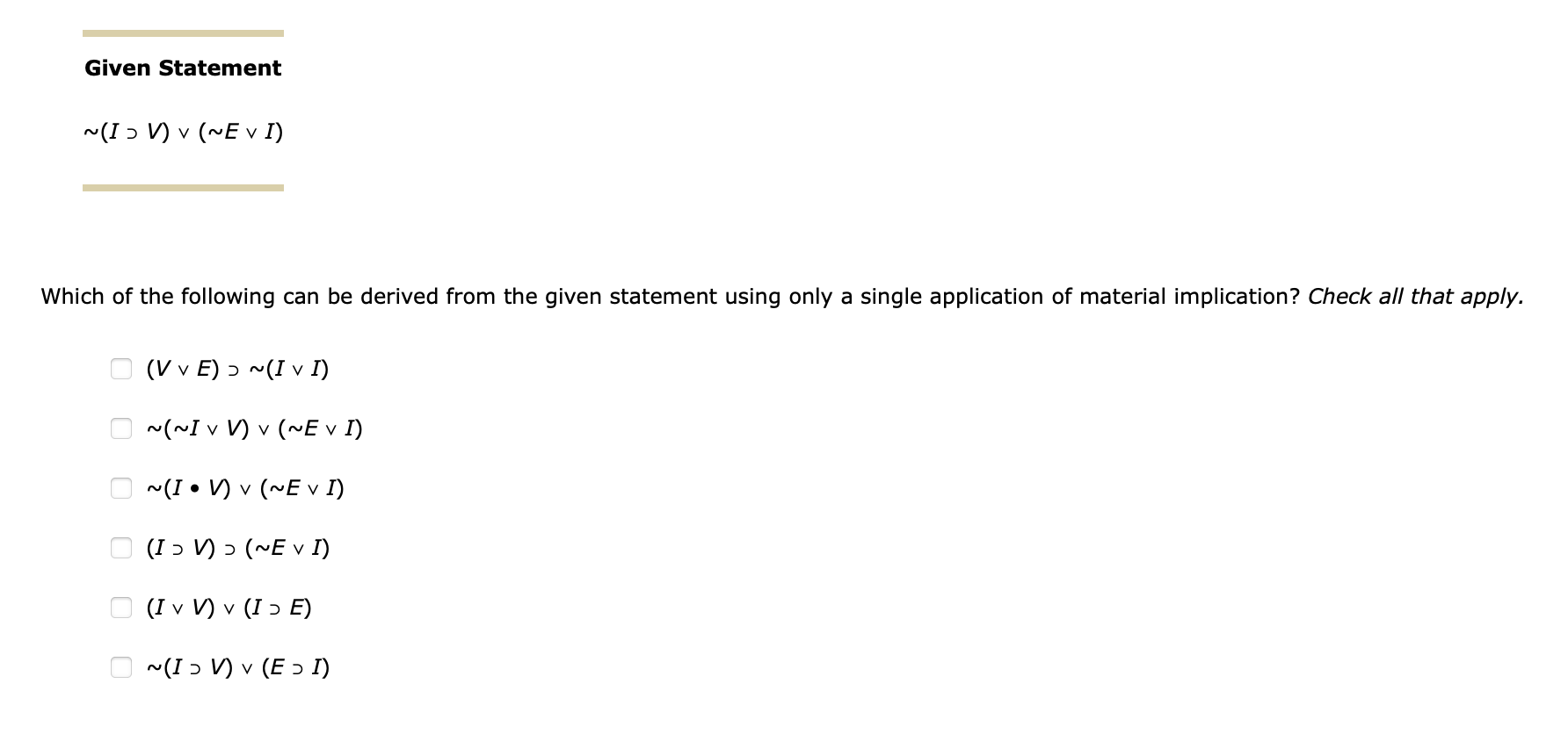 Solved 2. Rules of Replacement - Material Implication (Impl) | Chegg.com