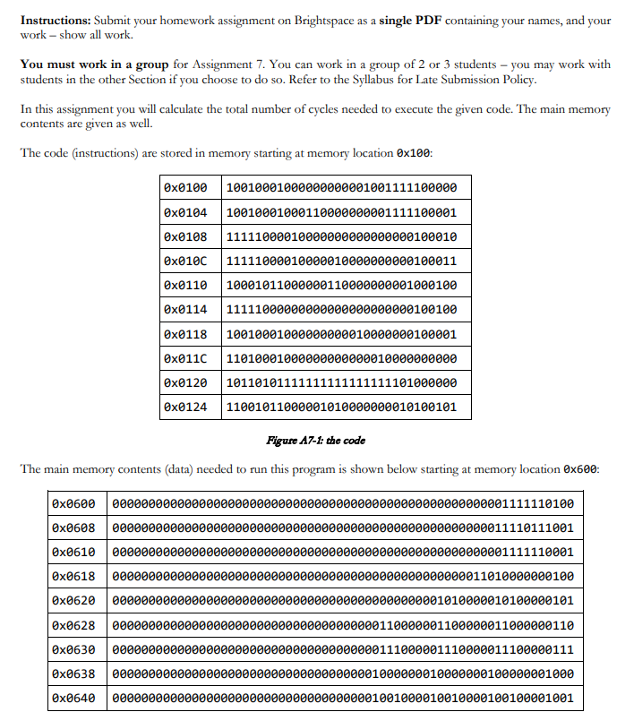 Instructions Submit Your Homework Assignment On