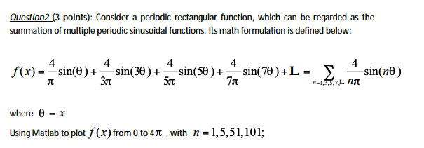 Solved Question2 (3 points): Consider a periodic rectangular | Chegg.com