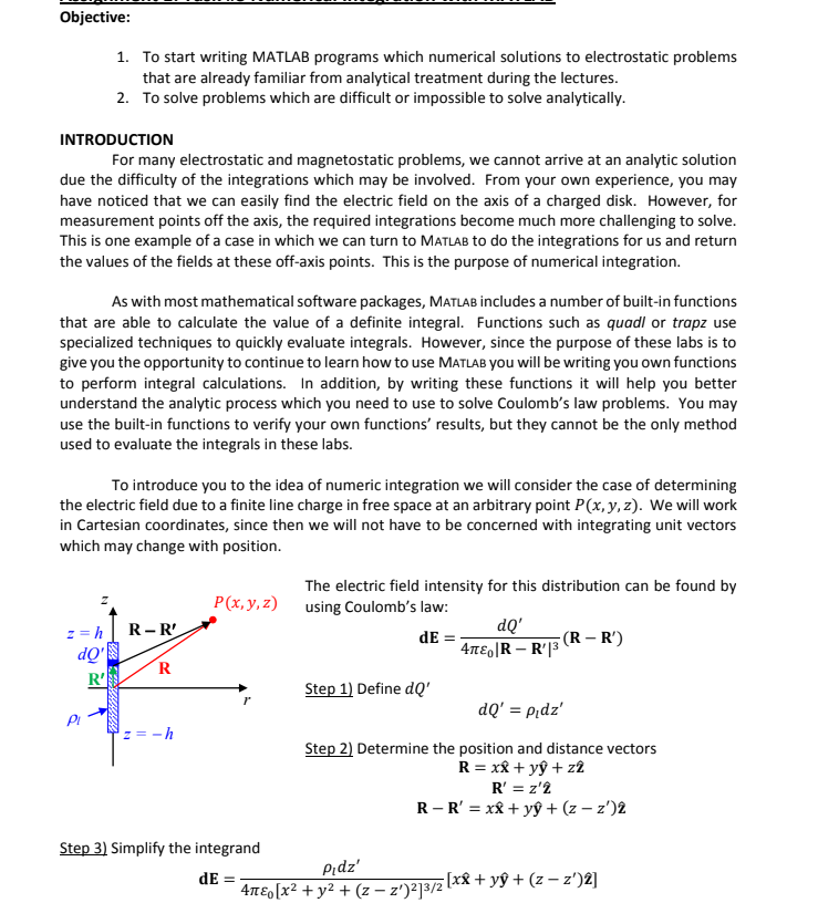 1. To start writing MATLAB programs which numerical | Chegg.com
